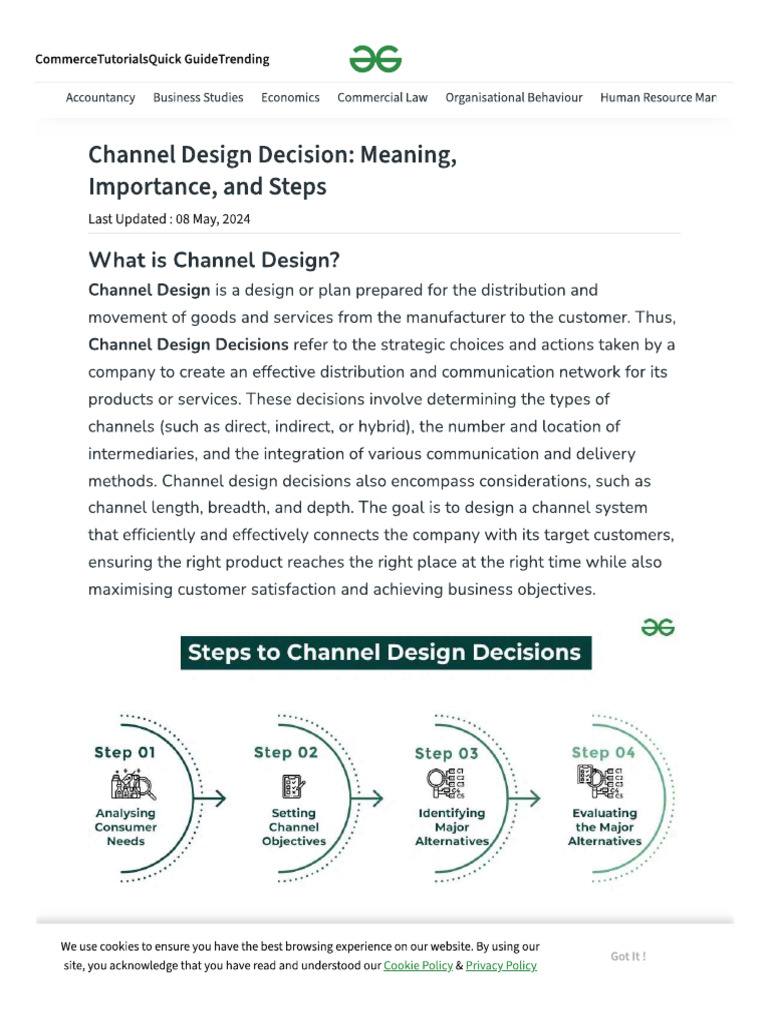 SCM Notes Channel Design Decision | PDF SCM Notes Channel Design Decision | PDF