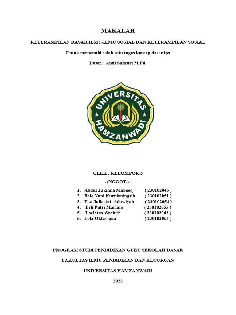 Kel3 Konsep Dasar Ips | PDF