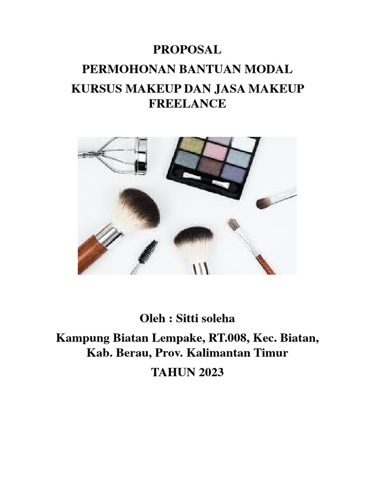 Proposal Pengajuan Modal - Sitti Soleha | PDF