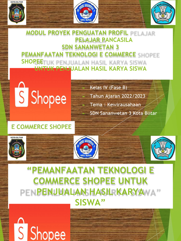 E-Commerce Shopee untuk Karya Siswa | PDF | Bisnis | Seni