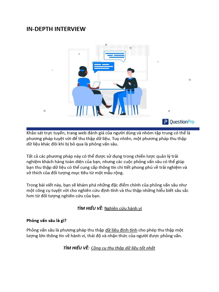 Indepth Interview | PDF