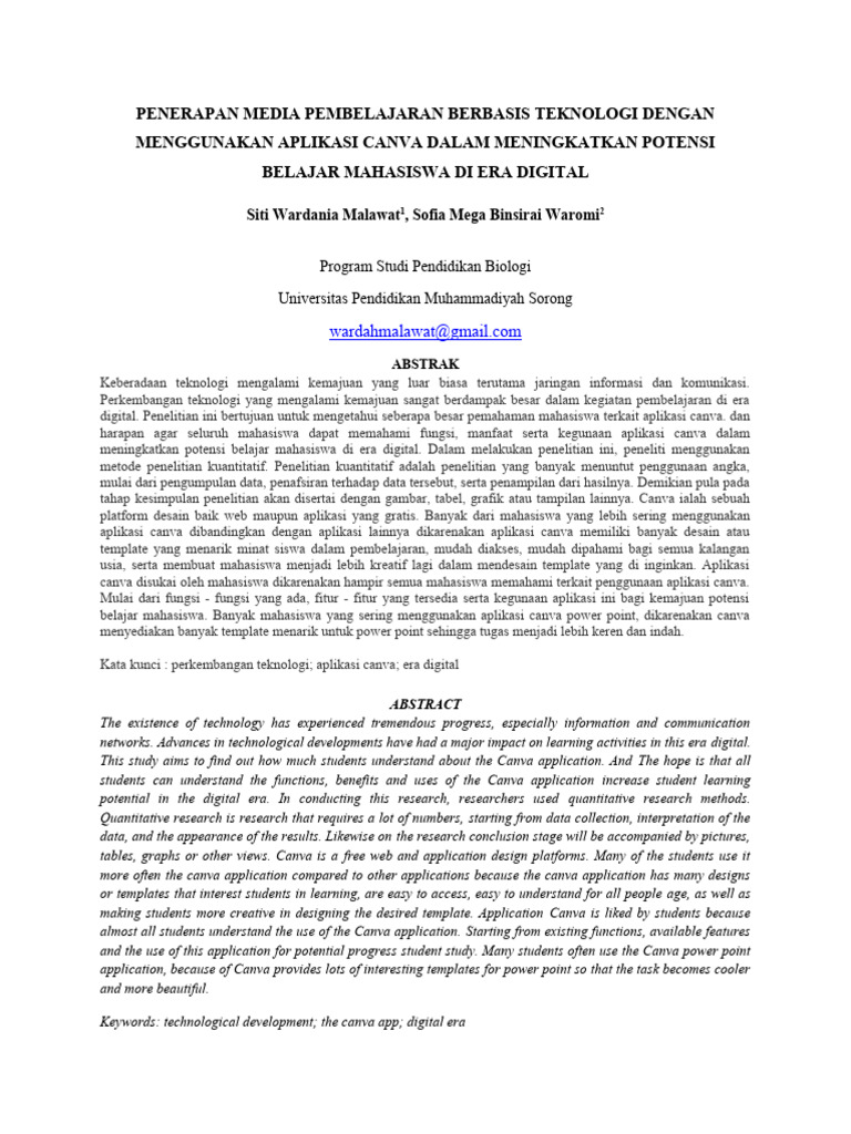Canva untuk Pembelajaran Mahasiswa | PDF | Seni