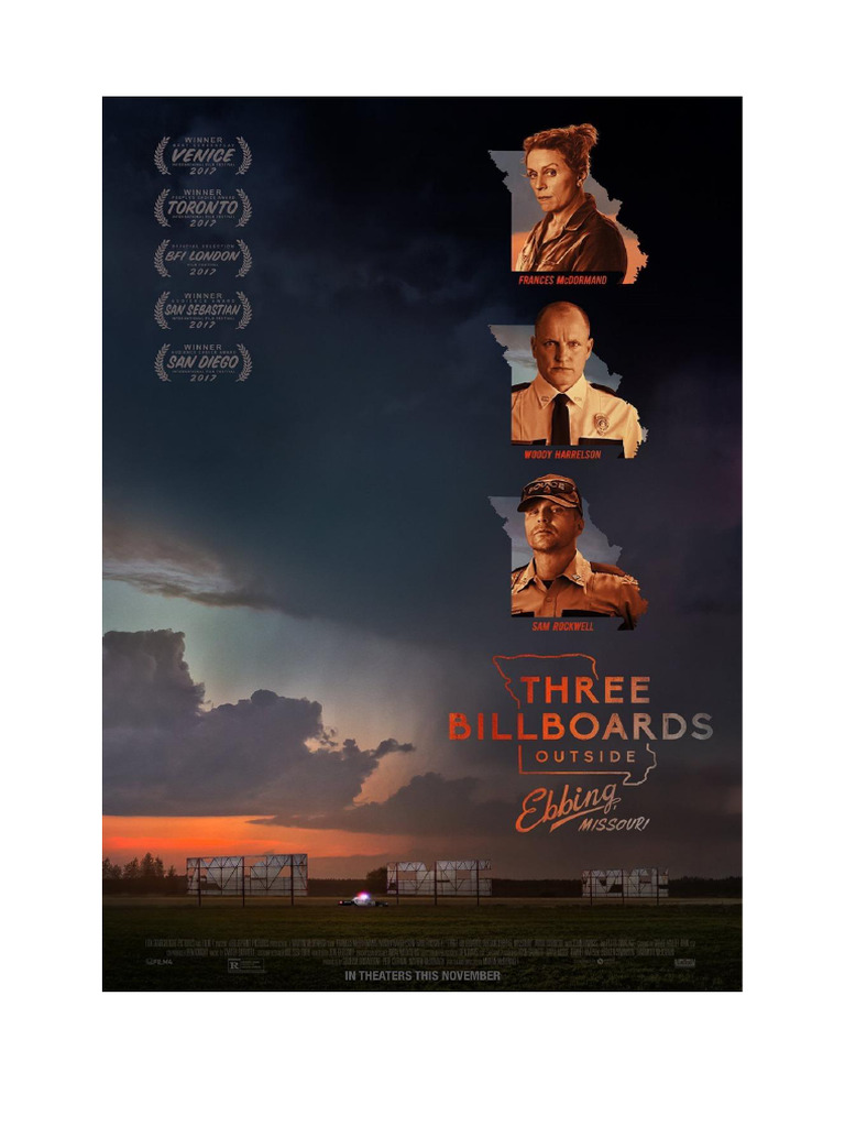 Three Billboards High School Worksheet | PDF