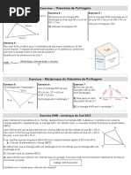 Exercices sur les triangles 6ème corrigés | PDF | Triangle | Triangle