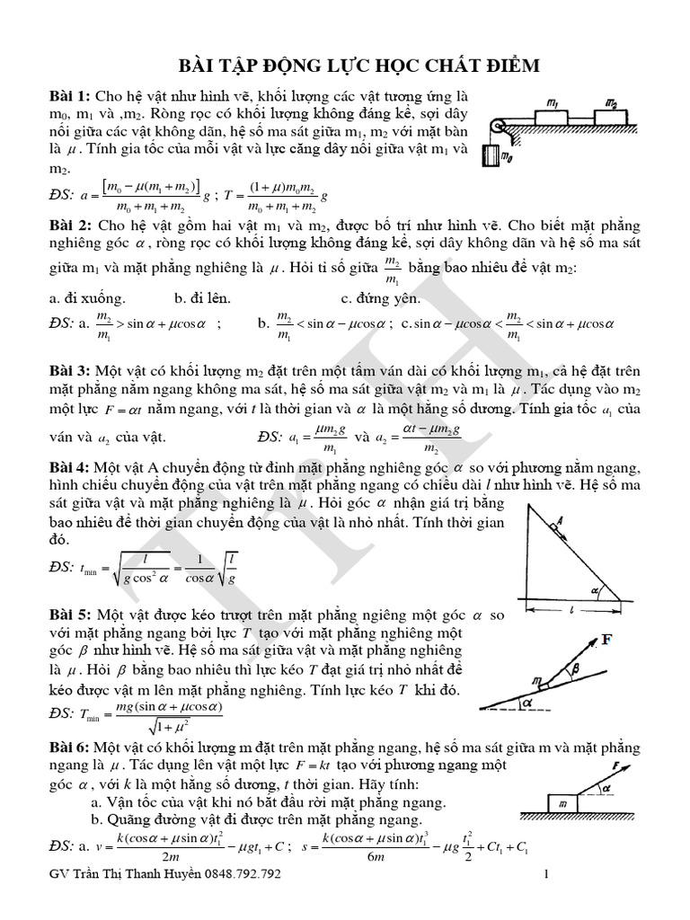 Bài Tap L P Chuyên Phan Dong Luc Hoc HS | PDF
