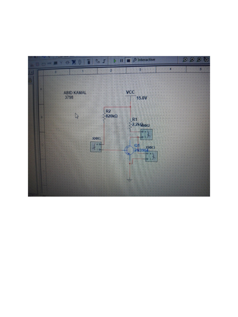 Abid Kamal 3798 EDC Lab 12 | PDF | Electric Power | Electrical Engineering