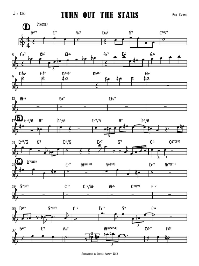 Turn Out The Stars (Lund) | PDF