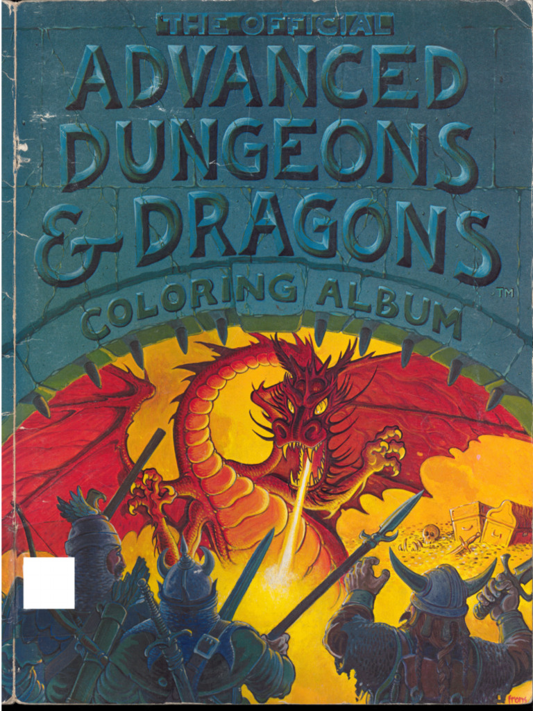 1979 - The Official AD&D Coloring Album (Troubador Press) | PDF