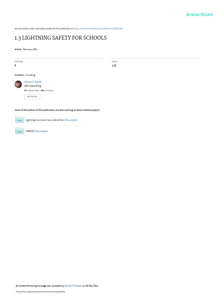 13_LIGHTNING_SAFETY_FOR_SCHOOLS | PDF | Cardiopulmonary Resuscitation ...