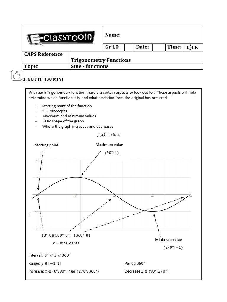 gr10t2 Trigonometry Functions | PDF | Combinatorics | Mathematical Analysis