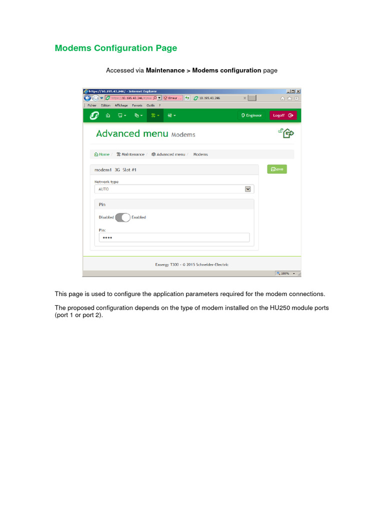 EN - Modem Configuration Guide | PDF | Port (Computer Networking ...