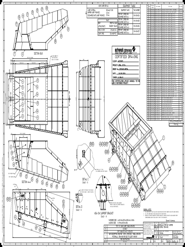 Tertiary Hopper Liner Specifications | PDF | Industrial Processes ...