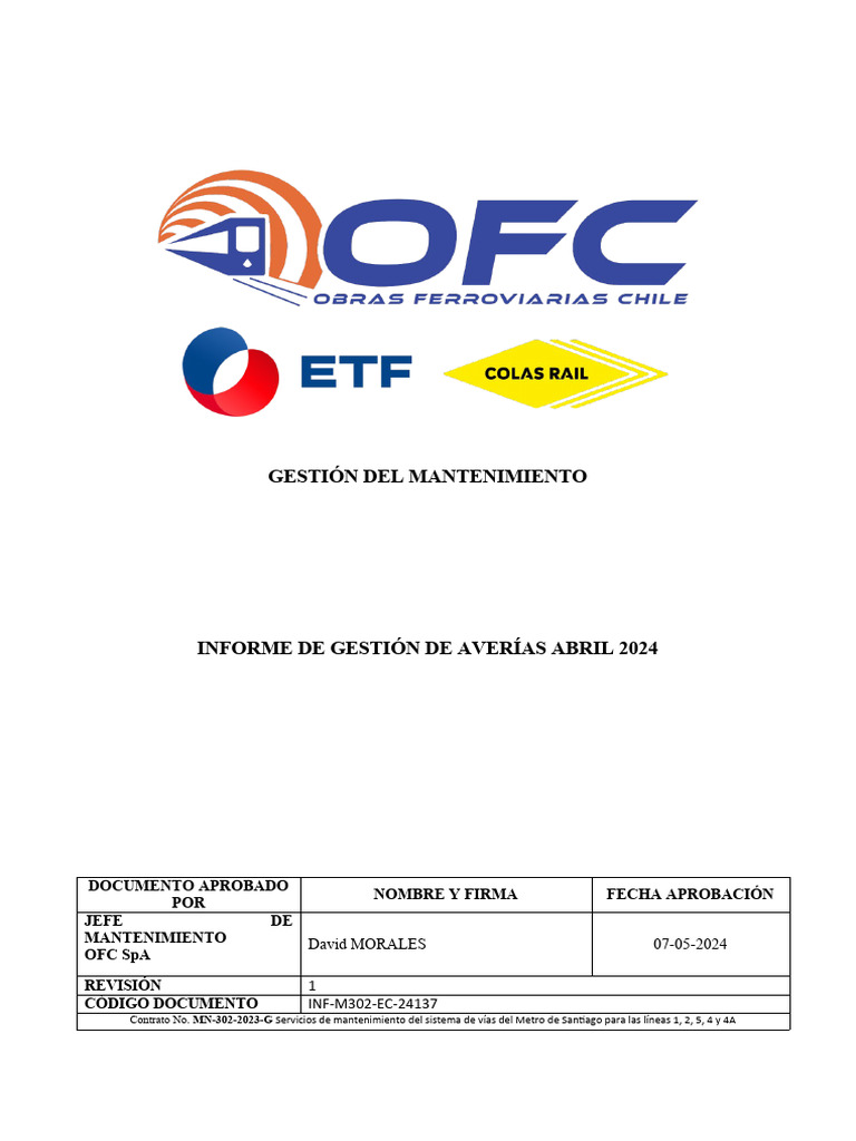 INF-M302-EC-24137-R1 - Informe Gestión de Averias Abril 2024 Revisar | Descargar gratis PDF ...