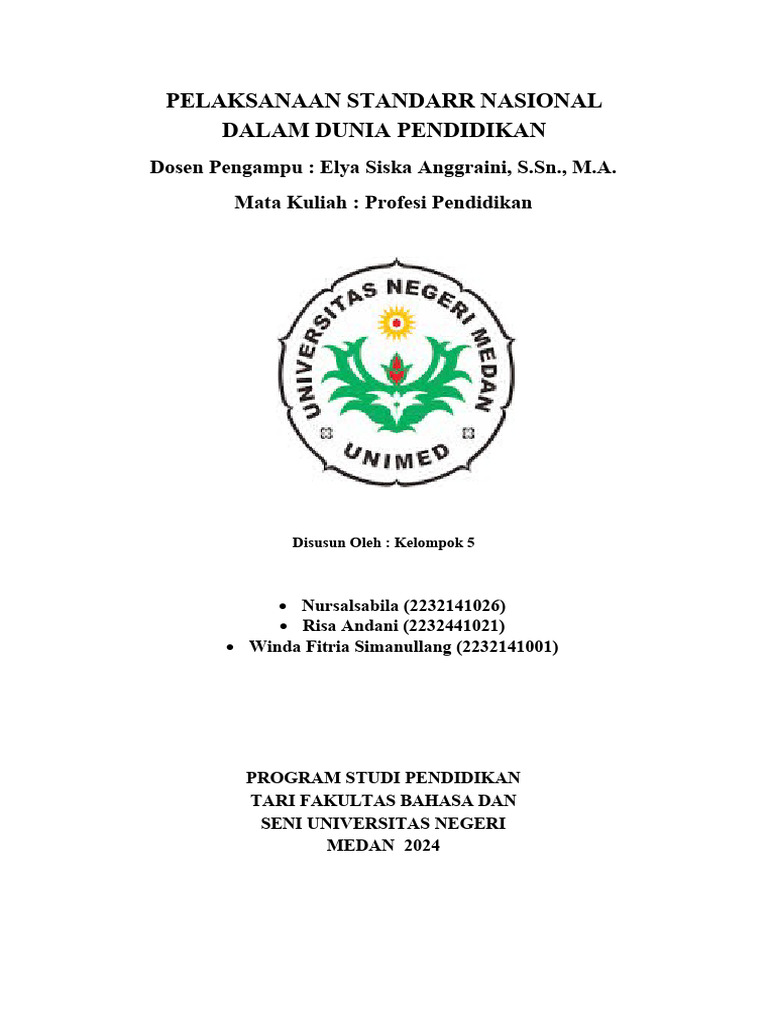 Standar Nasional Pendidikan di Indonesia | PDF