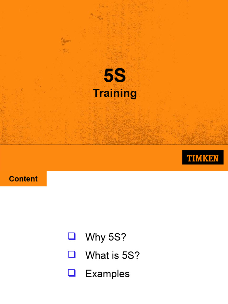 5S Training | PDF | Housekeeping | Audit