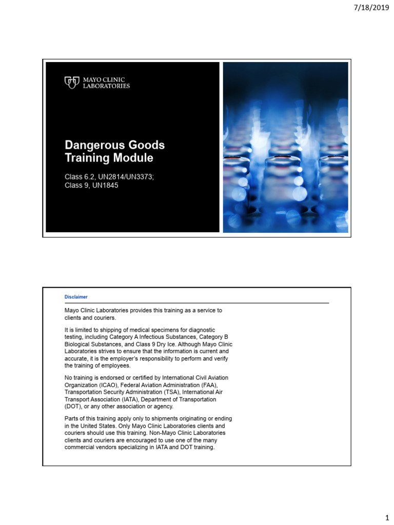 Dangerous Goods Handout English | PDF | Dangerous Goods | Packaging And ...