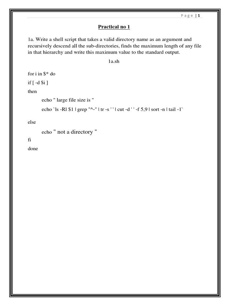 Practical OS | PDF | Computer File | Filename