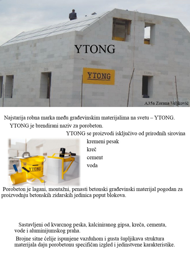 Примена Ytong -a | PDF