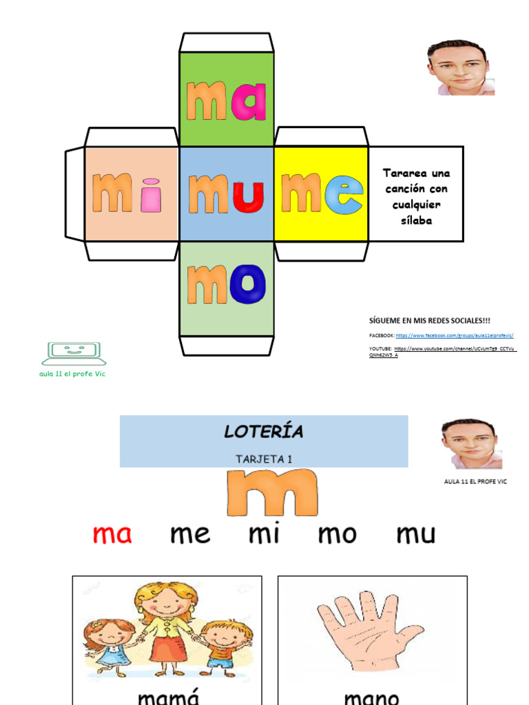 Lotería Letra M | PDF