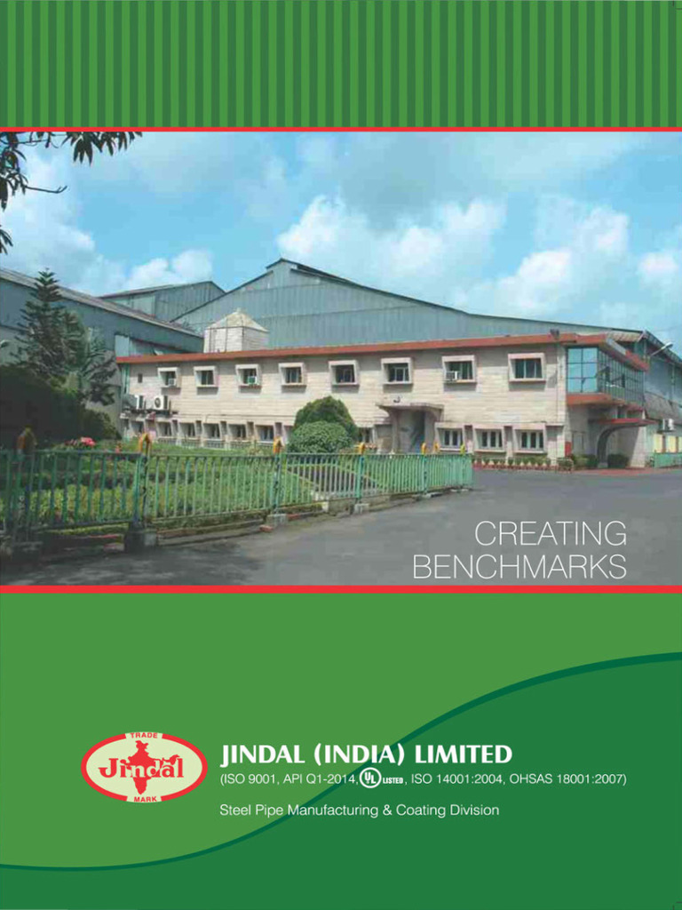 Jindal Steel Pipe Manufacturing Overview | PDF