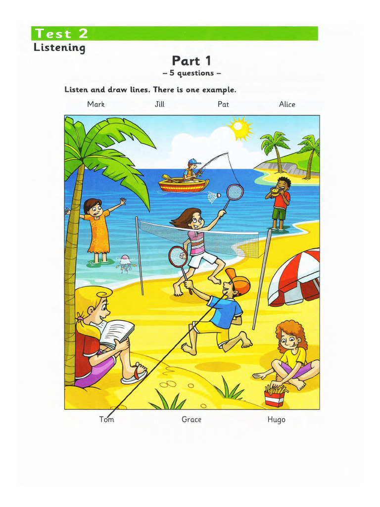 Starters Authentic 1 - Test 2 | PDF