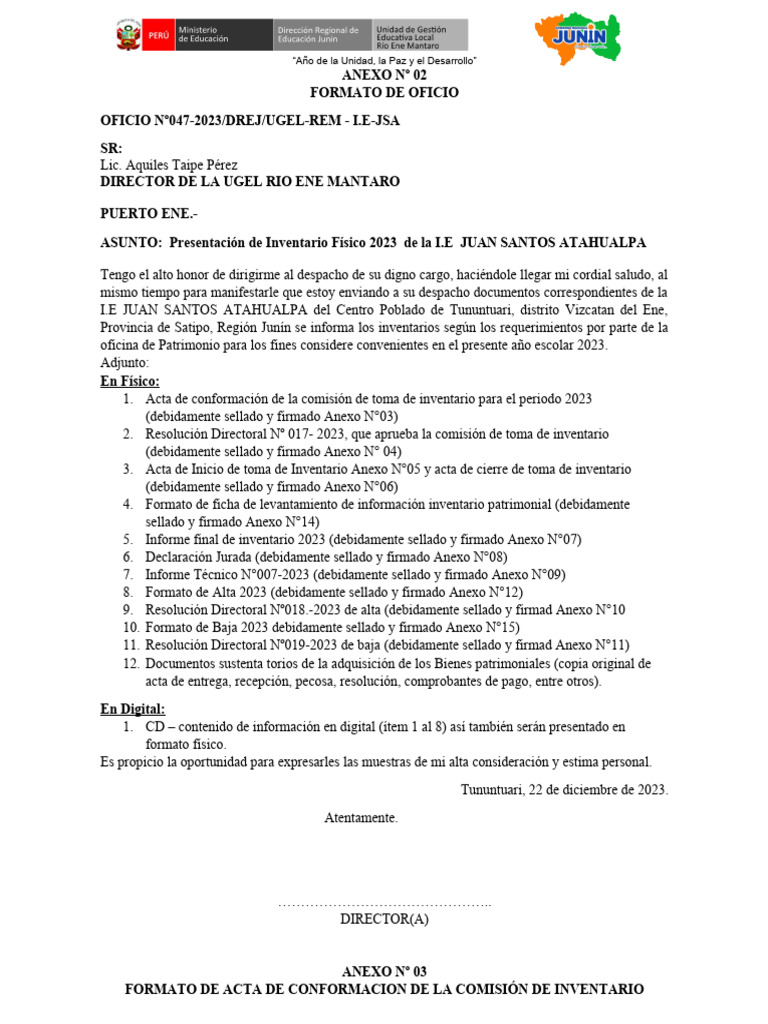 Formatos 2023 | PDF | Contabilidad | Documento de identidad
