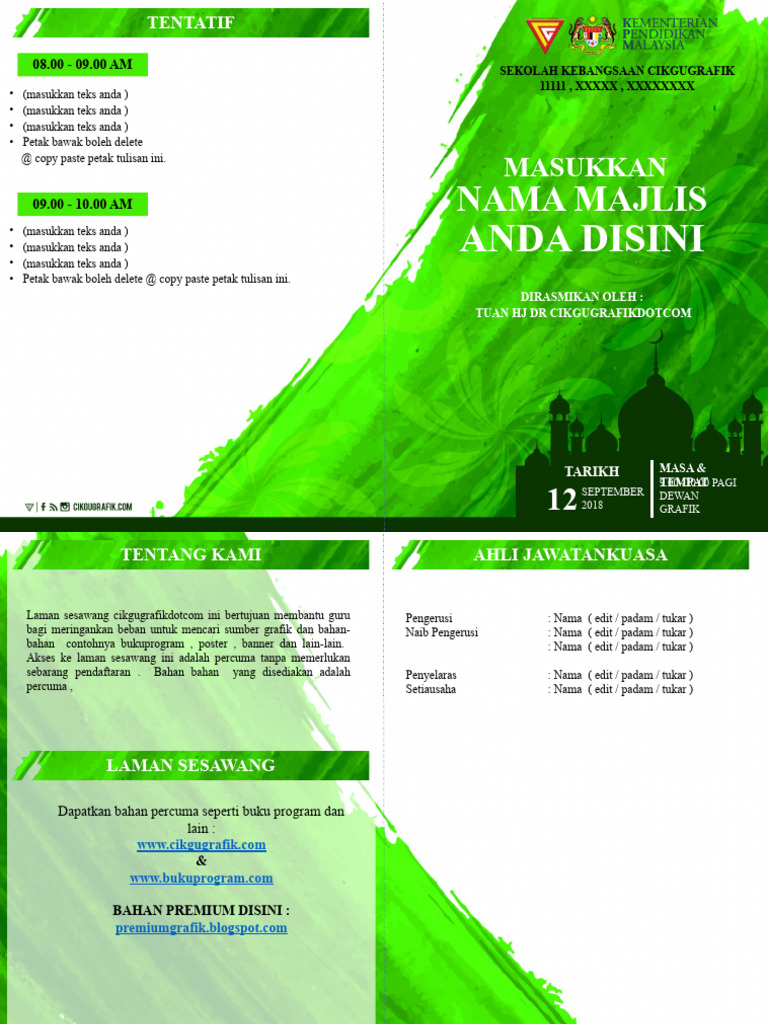 Buku Program Islamik 3 (Cikgugrafikdotcom) | PDF