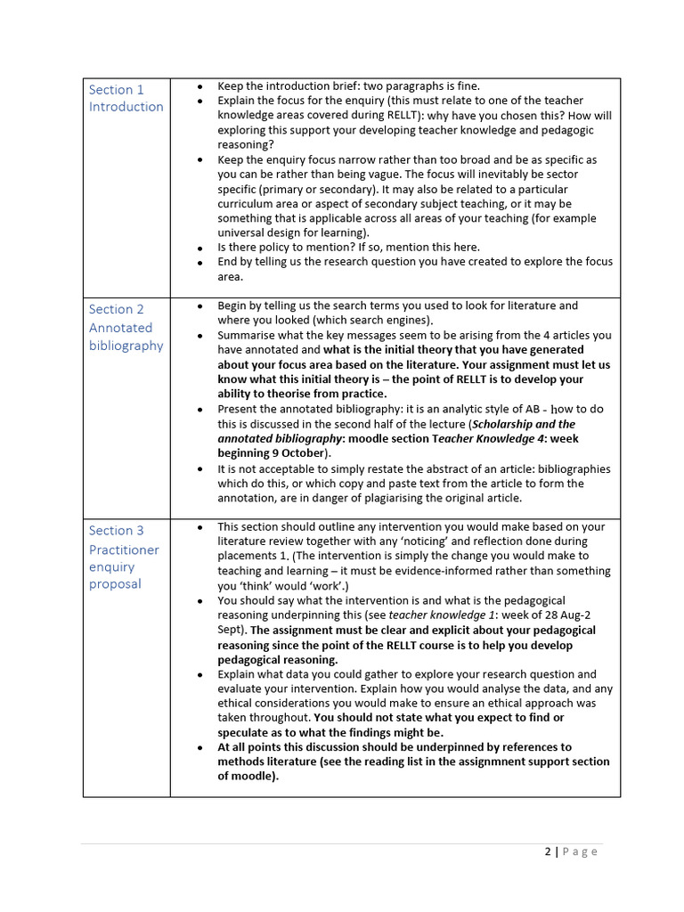Assisgnment Guidelines | PDF | Pedagogy | Knowledge