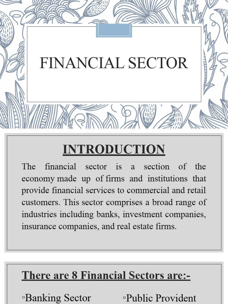 Financial Sector | PDF | Stocks | Financial Markets