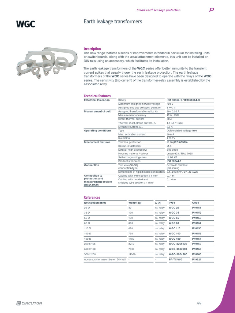 FT WGC en | PDF | Insulator (Electricity) | Transformer