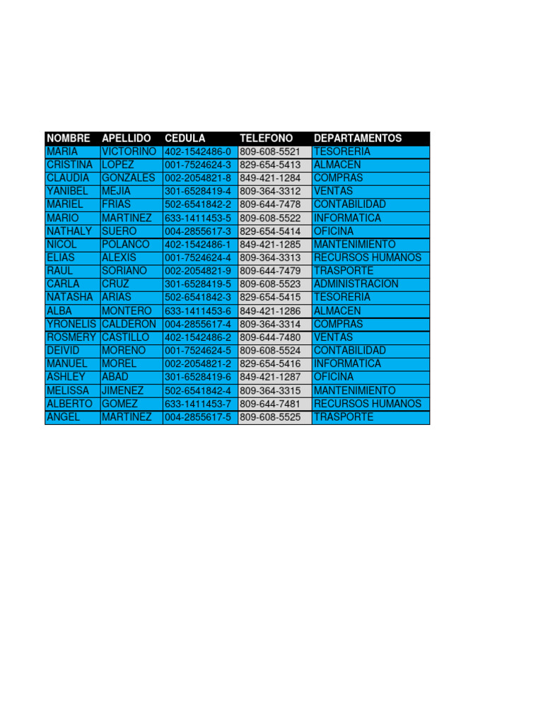 Yusseti Martinez Practica Excel 3 | PDF