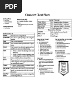 D&D 5e Combat Cheat Sheet | PDF | Dice | Tabletop Games