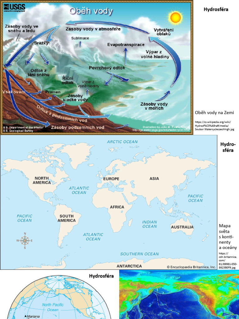 Hydrosféra Moře A Oceány | PDF