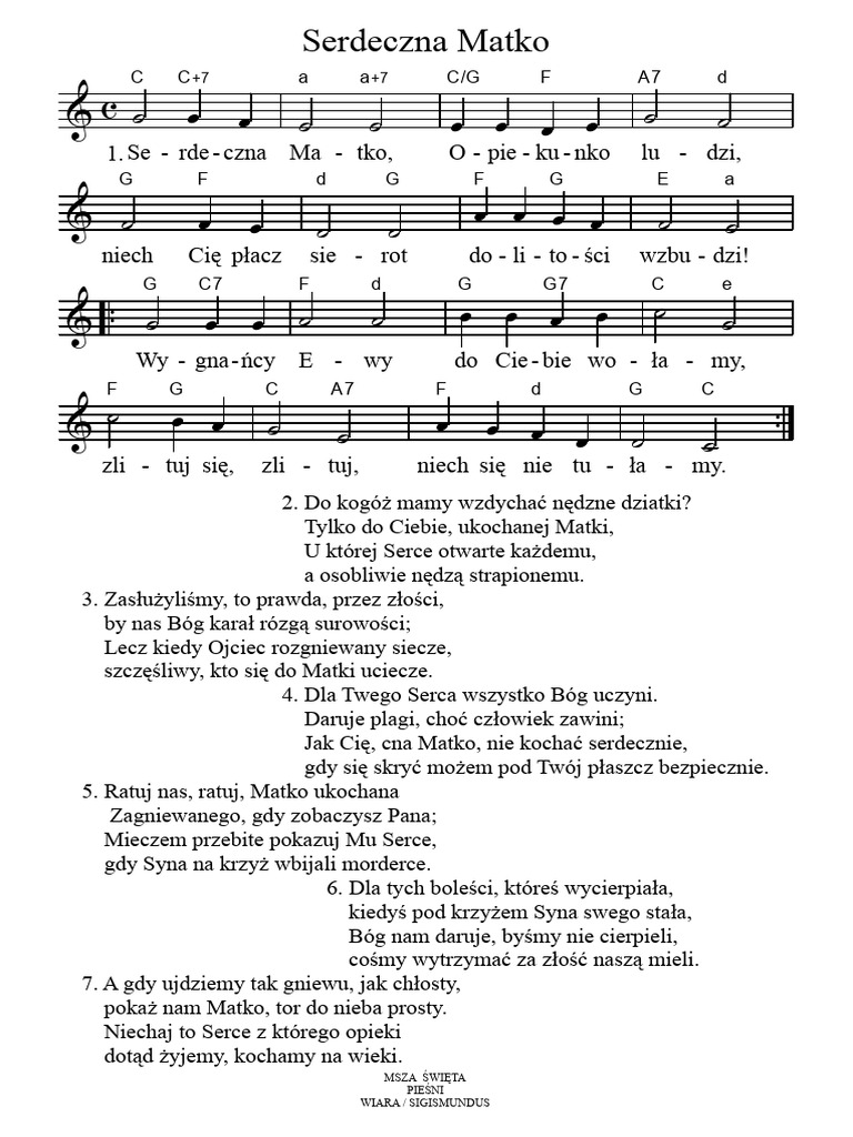 Serdeczna Matko | PDF