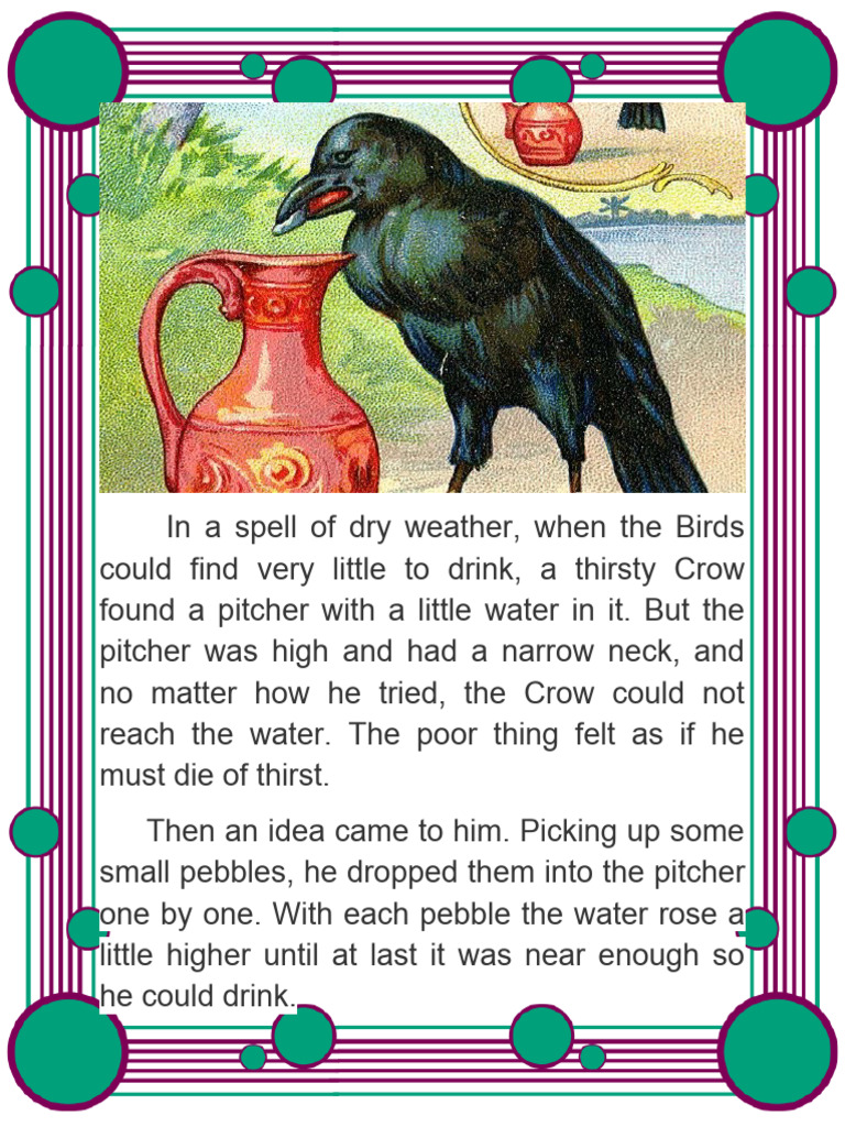 Fable Crow and The Pitcher | PDF | Religion & Spirituality