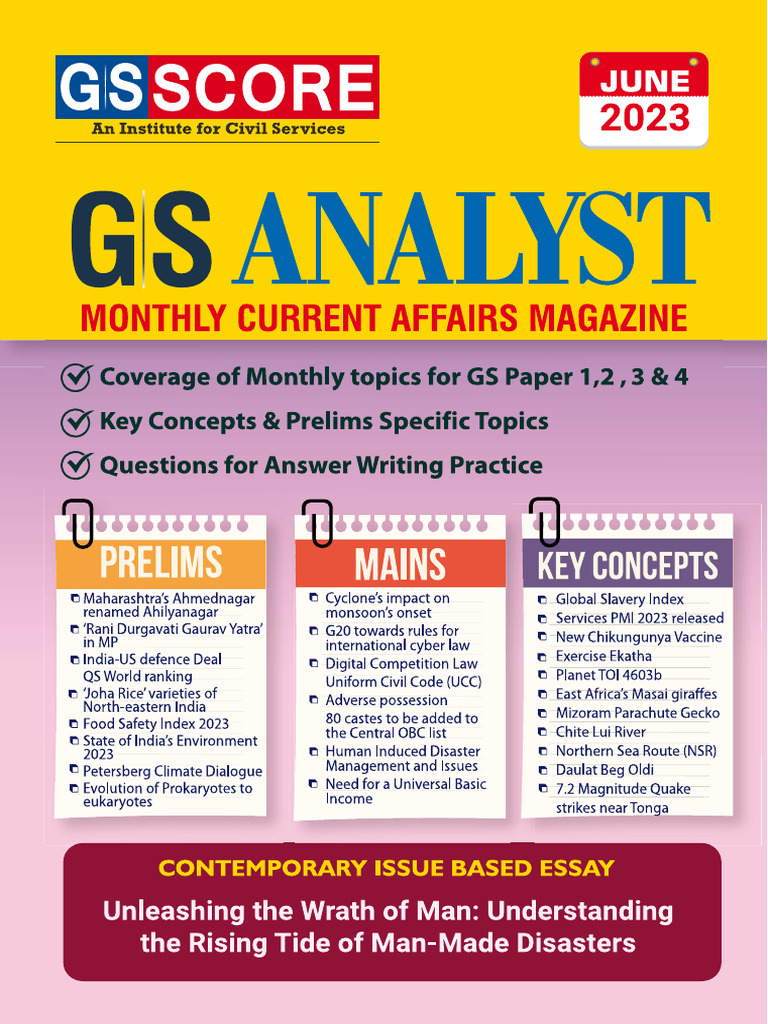 Caa June 2023 PDF | PDF | Monsoon