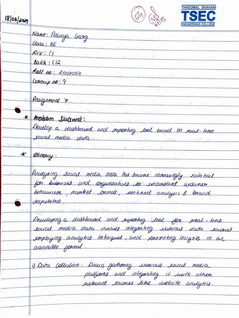 Assignment7 G9 2003054 | PDF