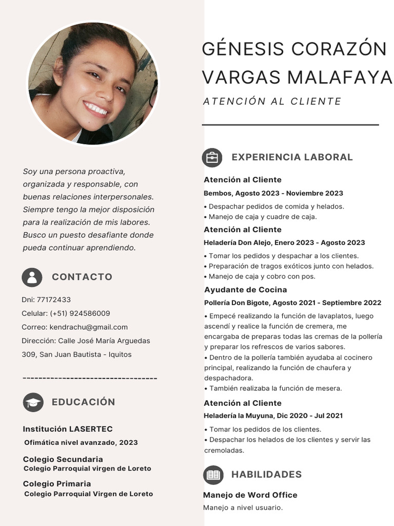 Cinthia Cueva CV | PDF