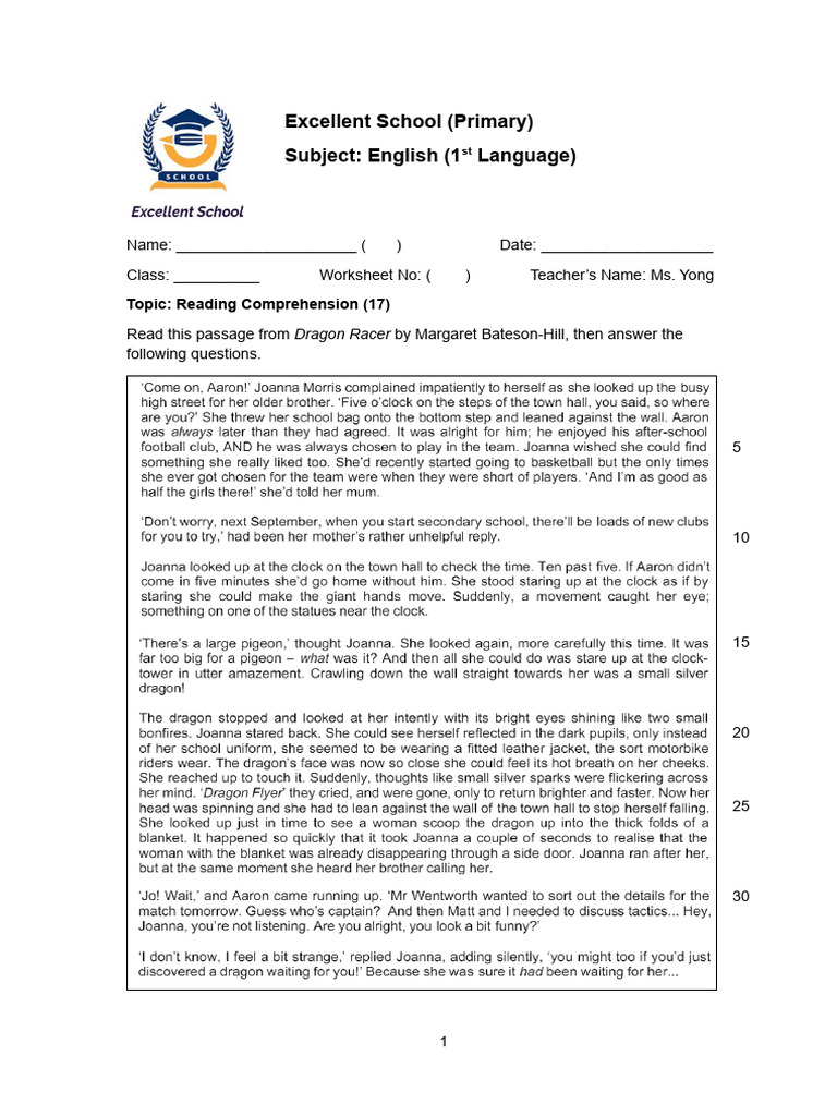 Reading Comprehension | PDF | Cognitive Science | Linguistics