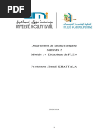Définition de FLE, FLS et FLSCO | PDF | Langue française
