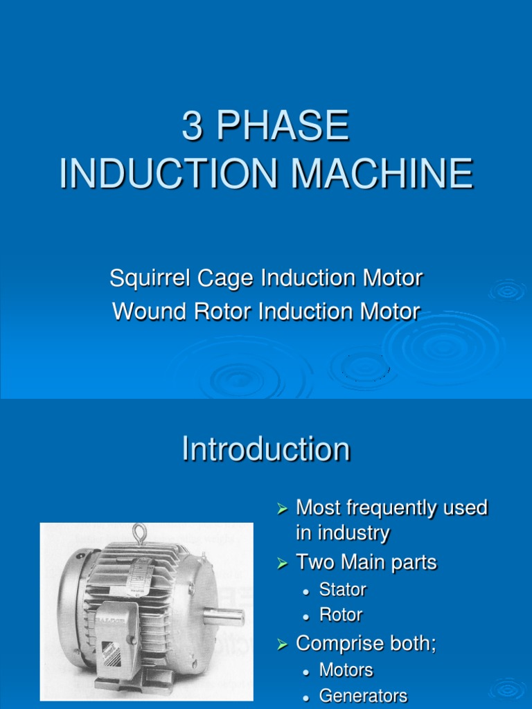 3 Phase Induction Motor | PDF | Electromagnetic Induction ...