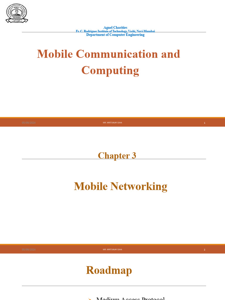 Chapter - 3 Mobile Networking | PDF | Internet Protocols | Routing