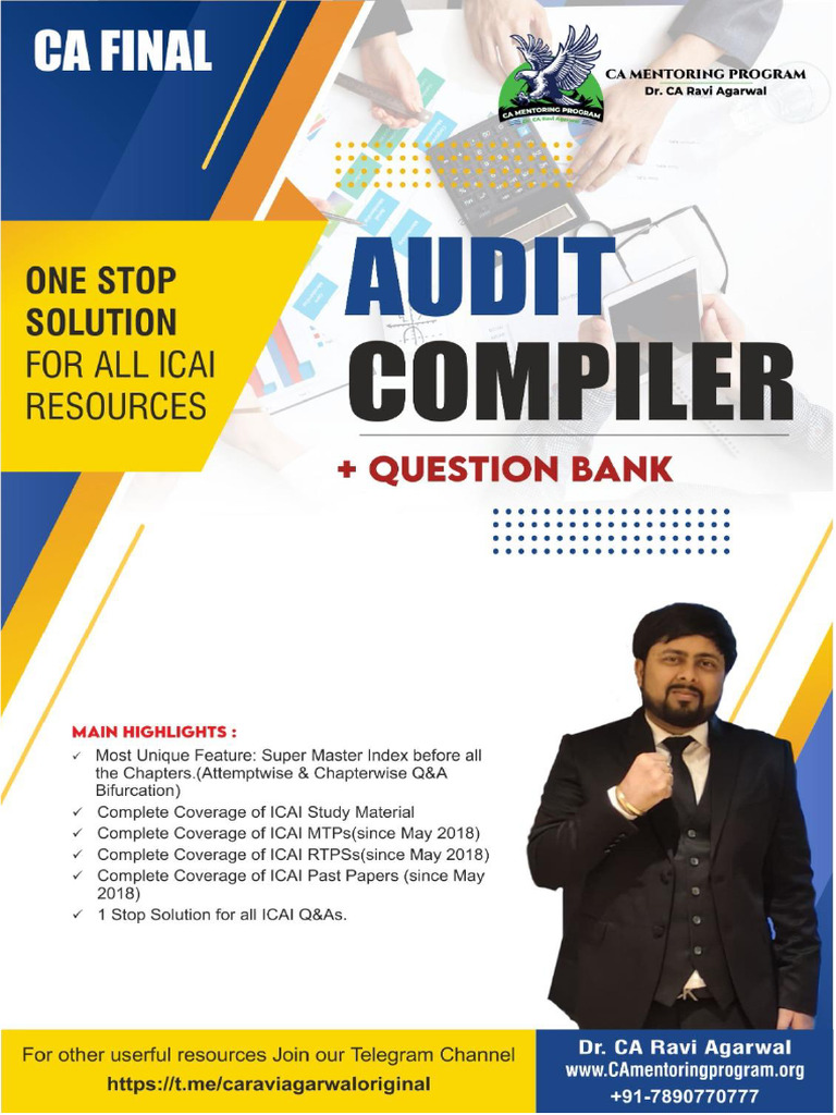 CA Final Audit Compiler 6.0 Guide | PDF | Audit | Financial Audit