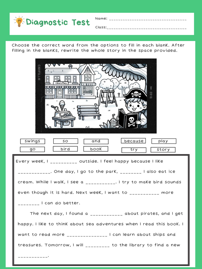 Green Simple Writing a Letter Worksheet | PDF