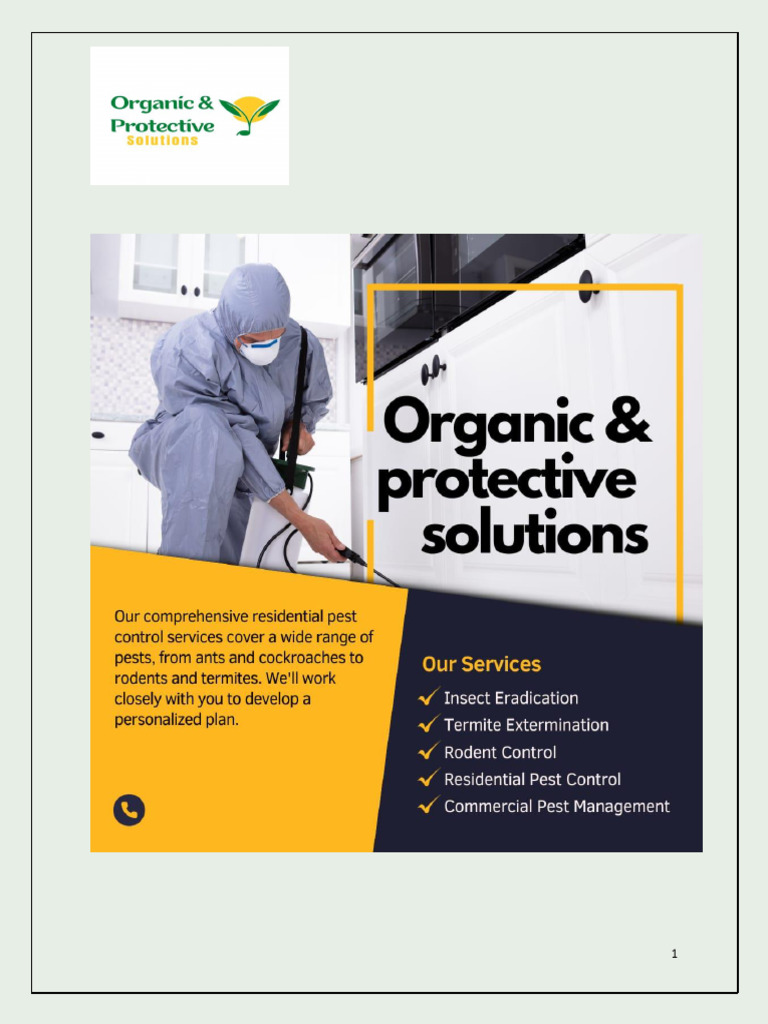 Company Profile O and P Sol | PDF | Pest Control | Organic Farming