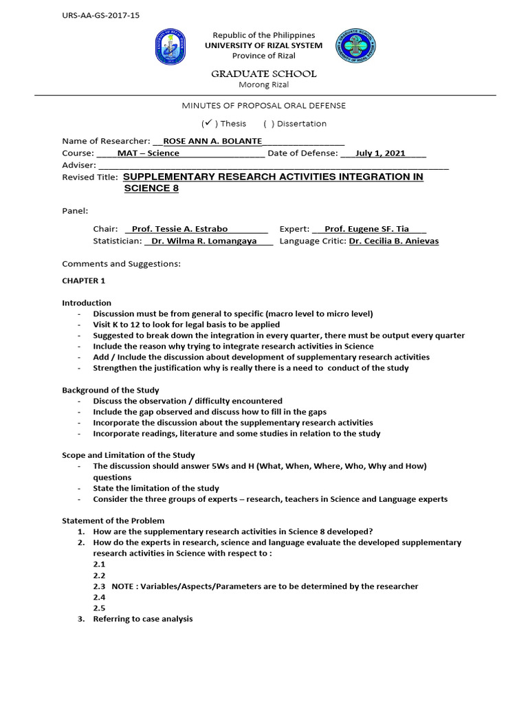 Rose Ann A. Bolante Mat Science 1 | Download Free PDF | Conceptual Model | Science