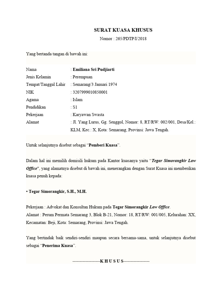 KASUS POSISI Perdata Agama | PDF | Hukum