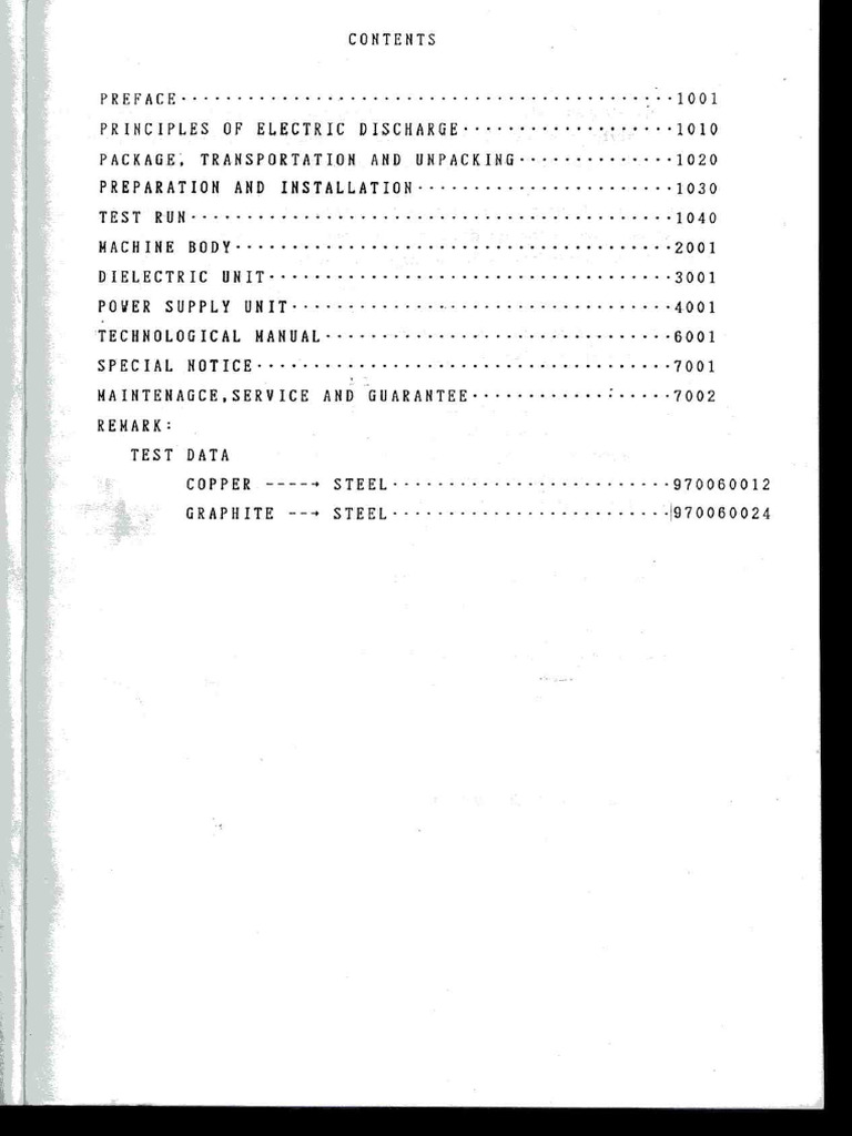 EDM Operational Manual | PDF