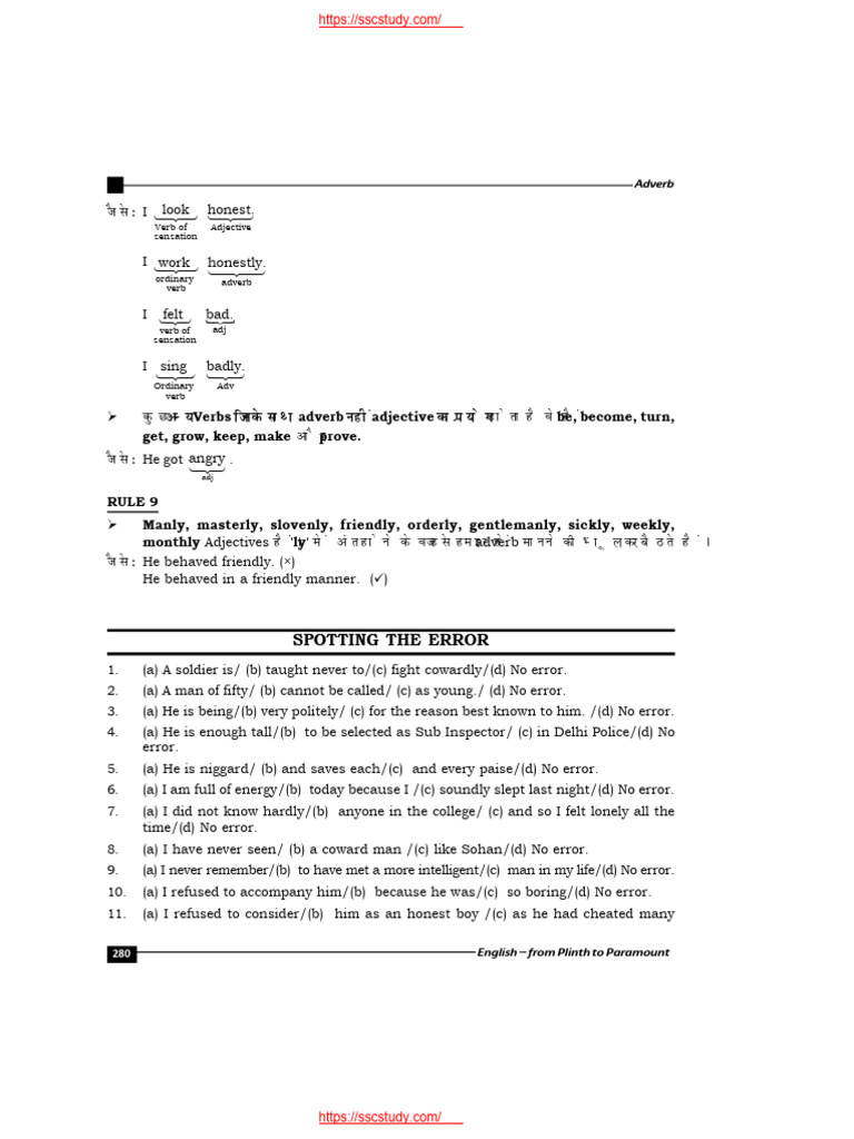 Adverb | PDF | Linguistics | Syntax