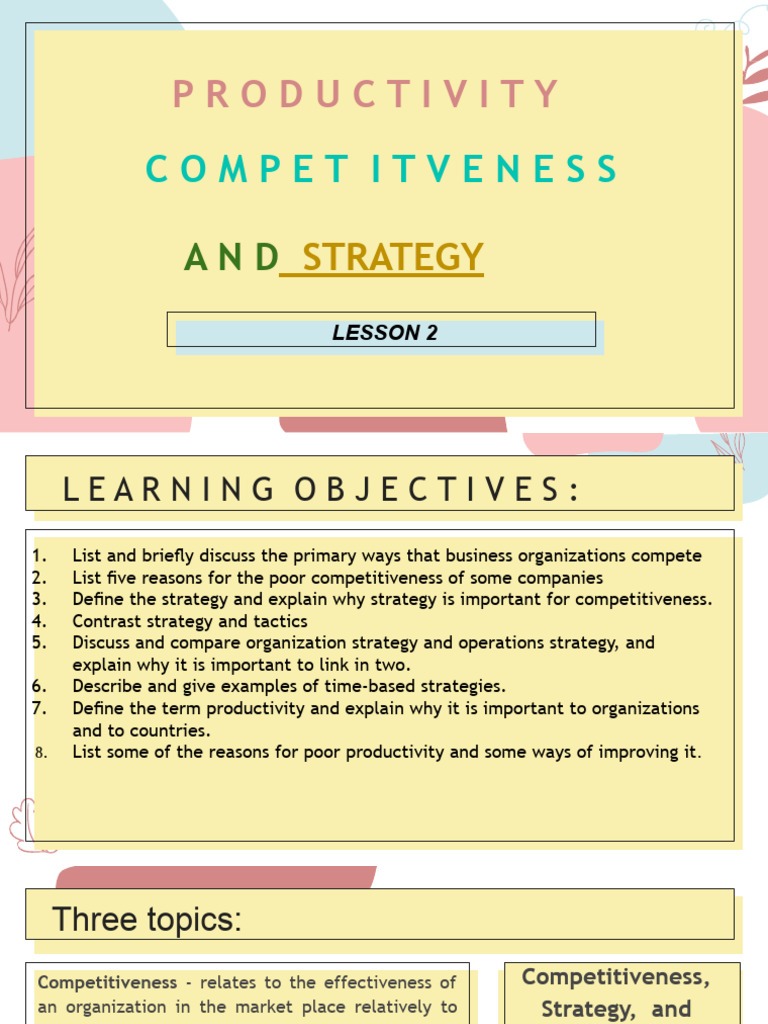 Lesson-2_PRODUCTIVITY_COMPETITIVENESS_AND_STRATEGY.pptx-1 | PDF ...